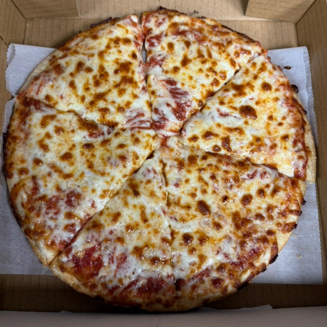 10” Individual Cheese Pizza (6 Slices) | Jackies Pizza