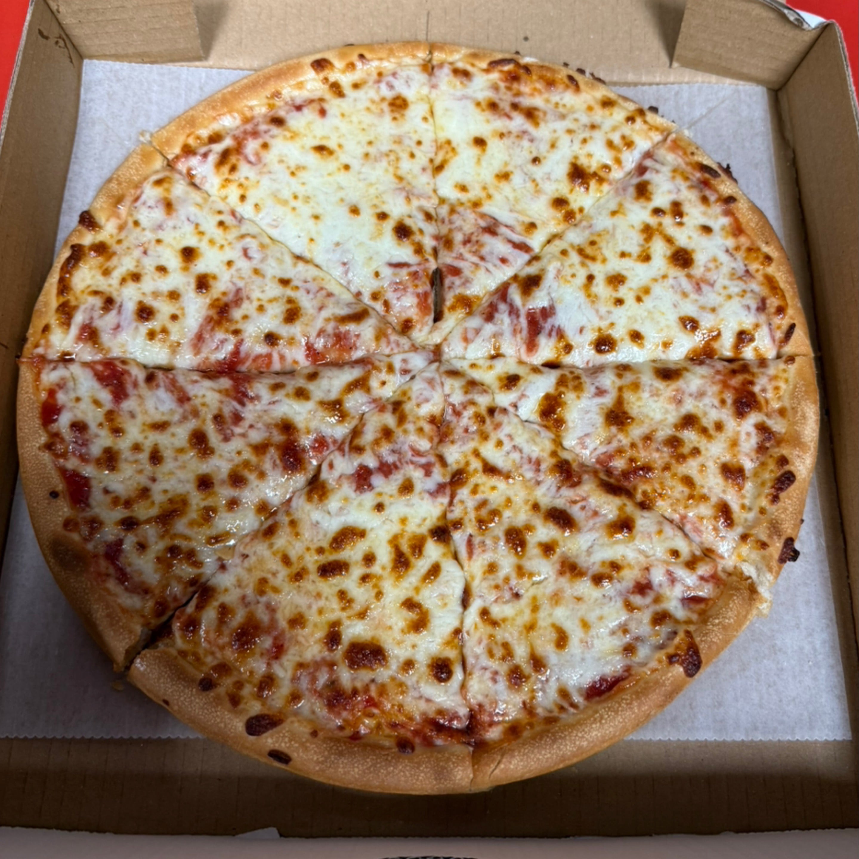 12” Small Cheese Pizza (8 Slices) | Jackies Pizza
